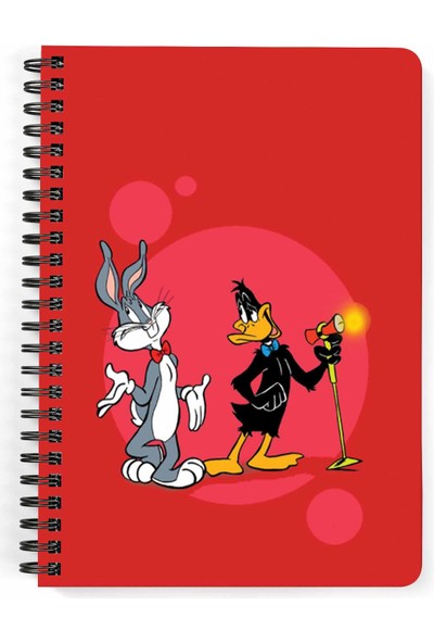 Bugs Bunny Baskılı Ahşap Kapaklı Defter 15X20 cm DFT5109 Bugs Bunny Baskılı Ahşap Kapaklı Defter 15X20 cm DFT5109