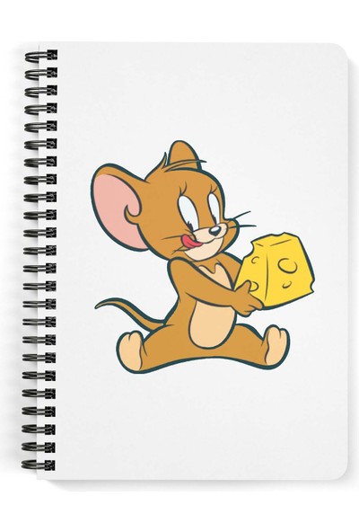 Astak Jerry Baskılı Ahşap Kapaklı Defter 15X20 cm DFT224