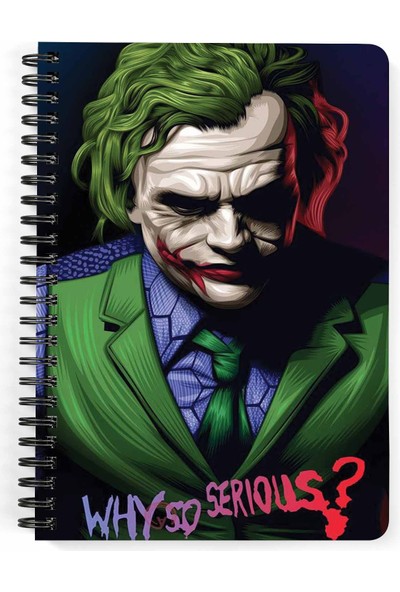 Astak Joker Baskılı Ahşap Kapaklı Defter 15X20 cm DFT5031