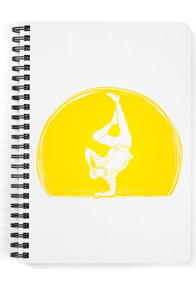 Dance Baskılı Ahşap Kapaklı Defter 15X20 cm DFT1657