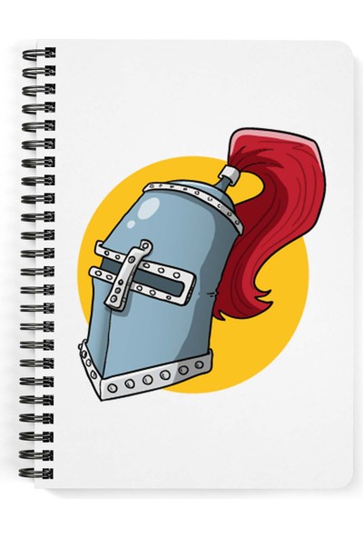 Astak Zırh Baskılı Ahşap Kapaklı Defter 15X20 cm DFT1307