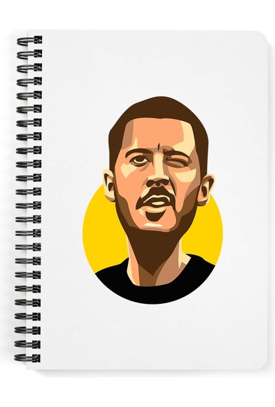 Eden Hazard Baskılı Ahşap Kapaklı Defter 15X20 cm DFT1230 Eden Hazard Baskılı Ahşap Kapaklı Defter 15X20 cm DFT1230