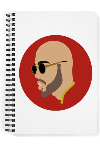 Ben Fero Baskılı Ahşap Kapaklı Defter 15X20 cm DFT1672