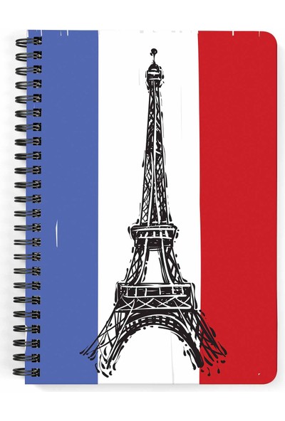 Eyfel Kulesi Baskılı Ahşap Kapaklı Defter 15X20 cm DFT5064 Eyfel Kulesi Baskılı Ahşap Kapaklı Defter 15X20 cm DFT5064
