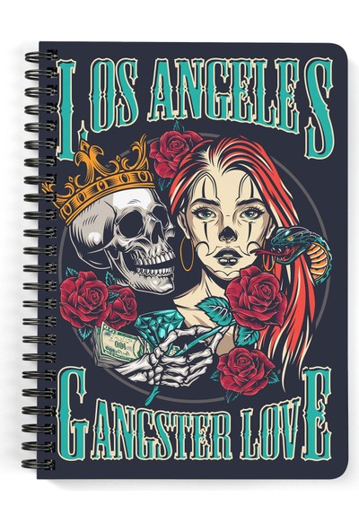 Astak Rock Baskılı Ahşap Kapaklı Defter 15X20 cm DFT597