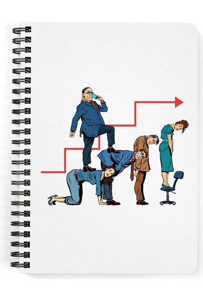 Astak Diktatör Baskılı Ahşap Kapaklı Defter 15X20 cm DFT1011