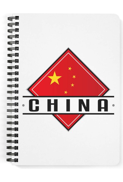 Astak Çin Baskılı Ahşap Kapaklı Defter 15X20 cm DFT2256