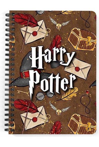 Harry Potter Baskılı Ahşap Kapaklı Defter 15X20 cm DFT2606 Harry Potter Baskılı Ahşap Kapaklı Defter 15X20 cm DFT2606
