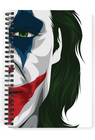 Joker Baskılı Ahşap Kapaklı Defter 15X20 cm DFT5027