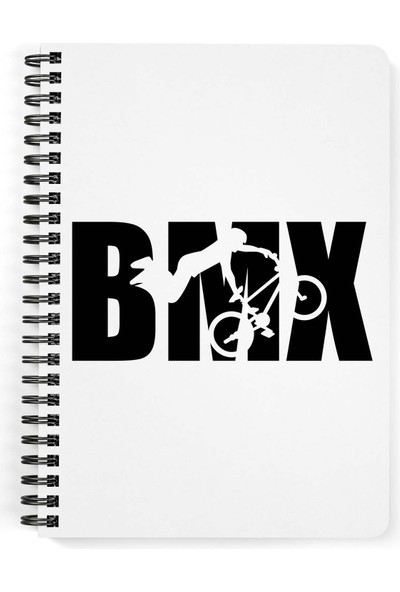 Astak Bmx Baskılı Ahşap Kapaklı Defter 15X20 cm DFT2033