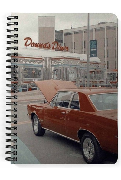 Summer Baskılı Ahşap Kapaklı Defter 15X20 cm DFT3714