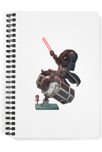 Star Wars Baskılı Ahşap Kapaklı Defter 15X20 cm DFT6841