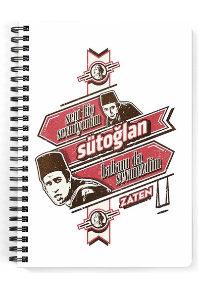 Astak Sütoğlan Baskılı Ahşap Kapaklı Defter 15X20 cm DFT4913