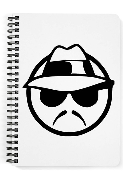 Gizli Sekme Baskılı Ahşap Kapaklı Defter 15X20 cm DFT6424