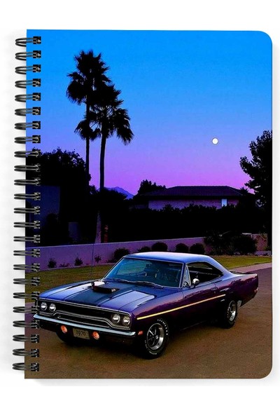 Summer Baskılı Ahşap Kapaklı Defter 15X20 cm DFT3718