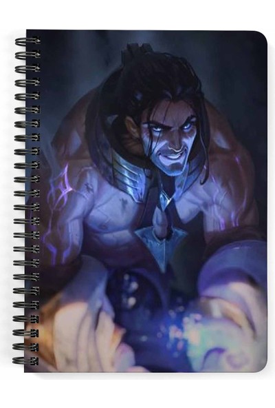 Jungle Lol Baskılı Ahşap Kapaklı Defter 15X20 cm DFT3215