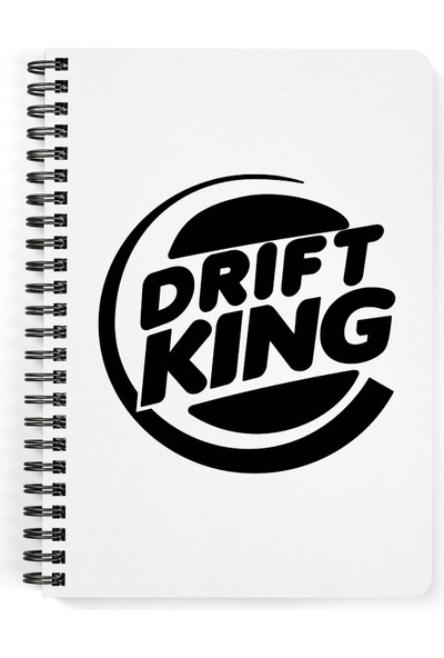 Drift King Baskılı Ahşap Kapaklı Defter 15X20 cm DFT6418