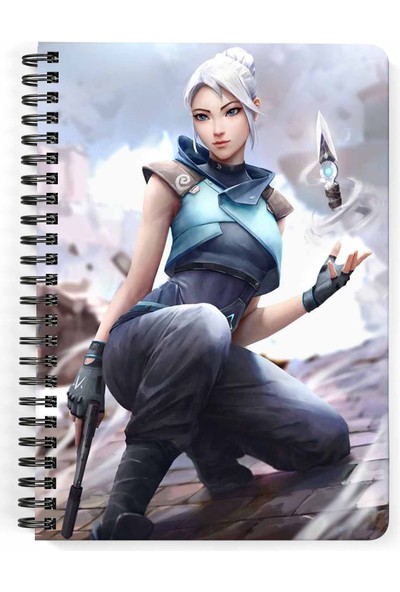 Valorant Jett Baskılı Ahşap Kapaklı Defter 15X20 cm DFT3202 Valorant Jett Baskılı Ahşap Kapaklı Defter 15X20 cm DFT3202