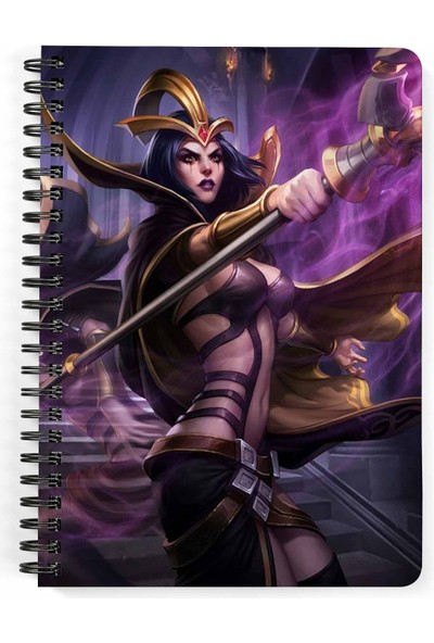 Mid Lol Baskılı Ahşap Kapaklı Defter 15X20 cm DFT3227
