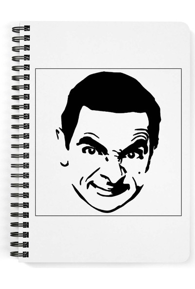 Astak Mr. Bean Baskılı Ahşap Kapaklı Defter 15X20 cm DFT6023