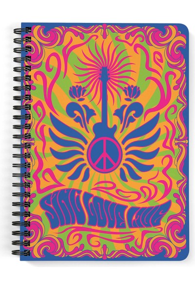 Love Baskılı Ahşap Kapaklı Defter 15X20 cm DFT588 Love Baskılı Ahşap Kapaklı Defter 15X20 cm DFT588