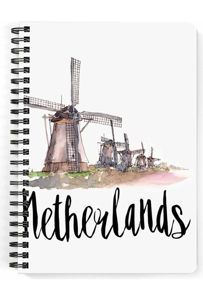 Hollanda Baskılı Ahşap Kapaklı Defter 15X20 cm DFT3547 Hollanda Baskılı Ahşap Kapaklı Defter 15X20 cm DFT3547