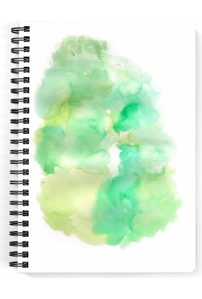 Renkler Baskılı Ahşap Kapaklı Defter 15X20 cm DFT3470