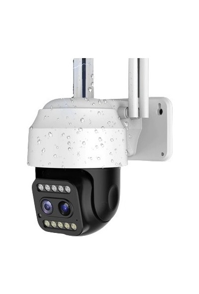 Ultratekno IP42 4K 1080P Speed Dome Ptz 5mp Dış Mekan Çift Lens Ip Kamera Ultratekno IP42 4K 1080P Speed Dome Ptz 5mp Dış Mekan Çift Lens Ip Kamera