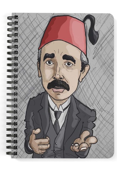 Şener Şen Baskılı Ahşap Kapaklı Defter 15X20 cm DFT2416