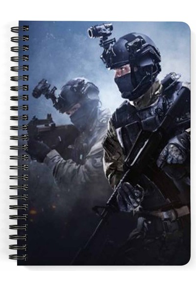 Counter Strike Baskılı Ahşap Kapaklı Defter 15X20 cm DFT3135 Counter Strike Baskılı Ahşap Kapaklı Defter 15X20 cm DFT3135