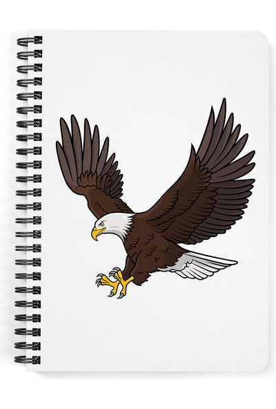 Kartal Baskılı Ahşap Kapaklı Defter 15X20 cm DFT780 Kartal Baskılı Ahşap Kapaklı Defter 15X20 cm DFT780
