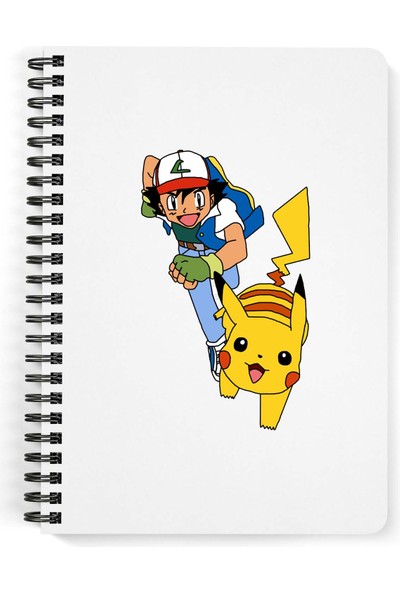 Astak Pokemon Baskılı Ahşap Kapaklı Defter 15X20 cm DFT451