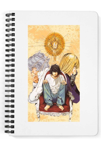 Death Note Baskılı Ahşap Kapaklı Defter 15X20 cm DFT3165 Death Note Baskılı Ahşap Kapaklı Defter 15X20 cm DFT3165