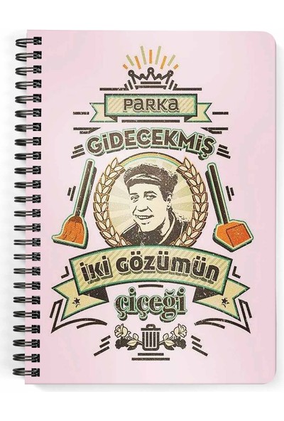 Çöpçüler Kralı Baskılı Ahşap Kapaklı Defter 15X20 cm DFT4998 Çöpçüler Kralı Baskılı Ahşap Kapaklı Defter 15X20 cm DFT4998