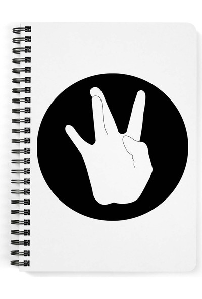 Finger Baskılı Ahşap Kapaklı Defter 15X20 cm DFT1680 Finger Baskılı Ahşap Kapaklı Defter 15X20 cm DFT1680
