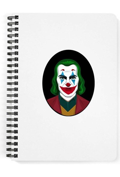 Astak Joker Baskılı Ahşap Kapaklı Defter 15X20 cm DFT1034