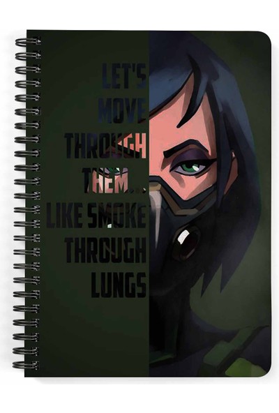 Astak Viper Valorant Baskılı Ahşap Kapaklı Defter 15X20 cm DFT3313 Astak Viper Valorant Baskılı Ahşap Kapaklı Defter 15X20 cm DFT3313