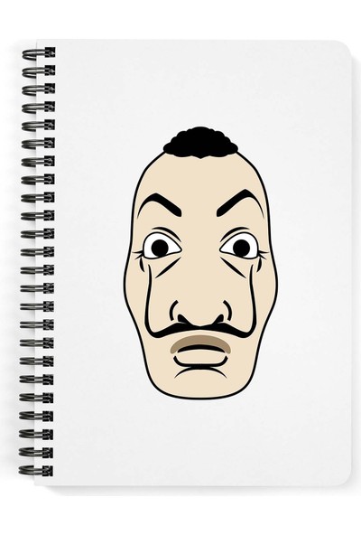 La Cas De Papel Baskılı Ahşap Kapaklı Defter 15X20 cm DFT1151 La Cas De Papel Baskılı Ahşap Kapaklı Defter 15X20 cm DFT1151