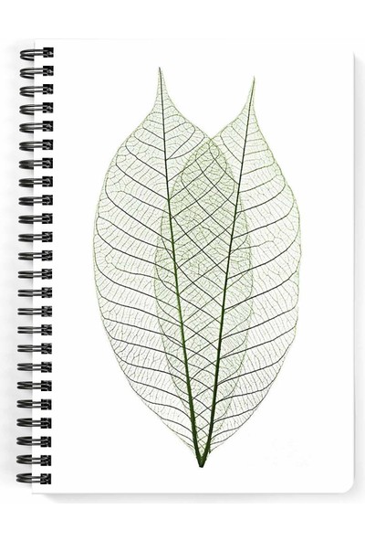 Doğa Baskılı Ahşap Kapaklı Defter 15X20 cm DFT3040