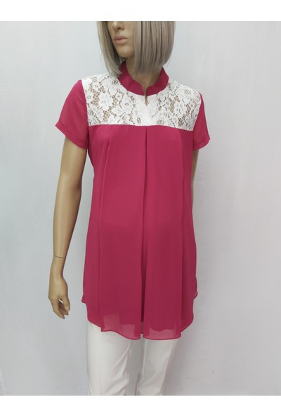 Tria Robası Dantelli Yazlık Hamile Şifon Bluz Tria Robası Dantelli Yazlık Hamile Şifon Bluz