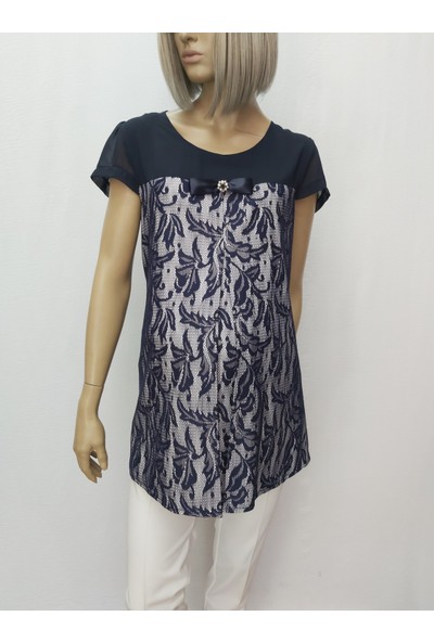 Tria Robası Şifon Yazlık Hamile Dantelli Bluz Tria Robası Şifon Yazlık Hamile Dantelli Bluz