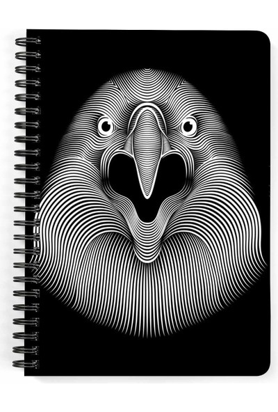 Şahin Baskılı Ahşap Kapaklı Defter 15X20 cm DFT3364