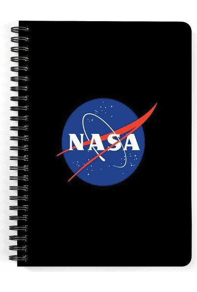 Astak Nasa Baskılı Ahşap Kapaklı Defter 15X20 cm DFT4704
