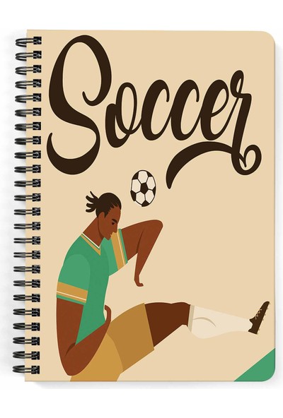 Astak Soccer Baskılı Ahşap Kapaklı Defter 15X20 cm DFT4437 Astak Soccer Baskılı Ahşap Kapaklı Defter 15X20 cm DFT4437