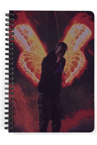Travis Baskılı Ahşap Kapaklı Defter 15X20 cm DFT3437 Travis Baskılı Ahşap Kapaklı Defter 15X20 cm DFT3437