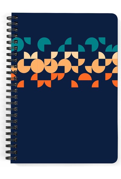 Astak Mozaik Baskılı Ahşap Kapaklı Defter 15X20 cm DFT5250