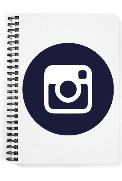 Instagram Baskılı Ahşap Kapaklı Defter 15X20 cm DFT1760 Instagram Baskılı Ahşap Kapaklı Defter 15X20 cm DFT1760