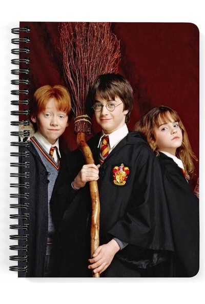 Harry Potter Baskılı Ahşap Kapaklı Defter 15X20 cm DFT2608 Harry Potter Baskılı Ahşap Kapaklı Defter 15X20 cm DFT2608