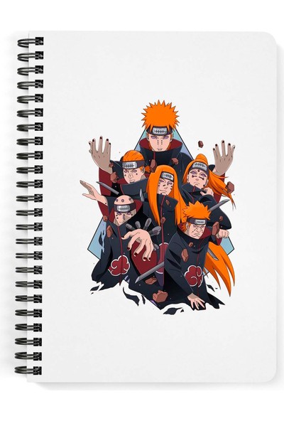 Naruto Uzumaki Baskılı Ahşap Kapaklı Defter 15X20 cm DFT5945