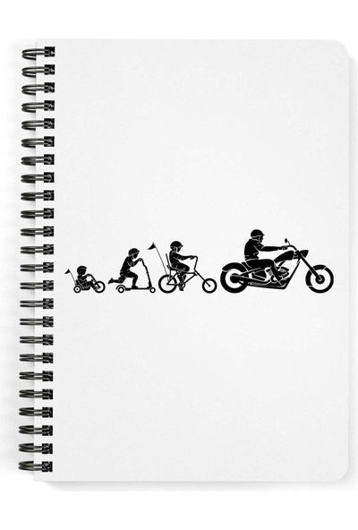 Motor Yarışı Baskılı Ahşap Kapaklı Defter 15X20 cm DFT2004 Motor Yarışı Baskılı Ahşap Kapaklı Defter 15X20 cm DFT2004